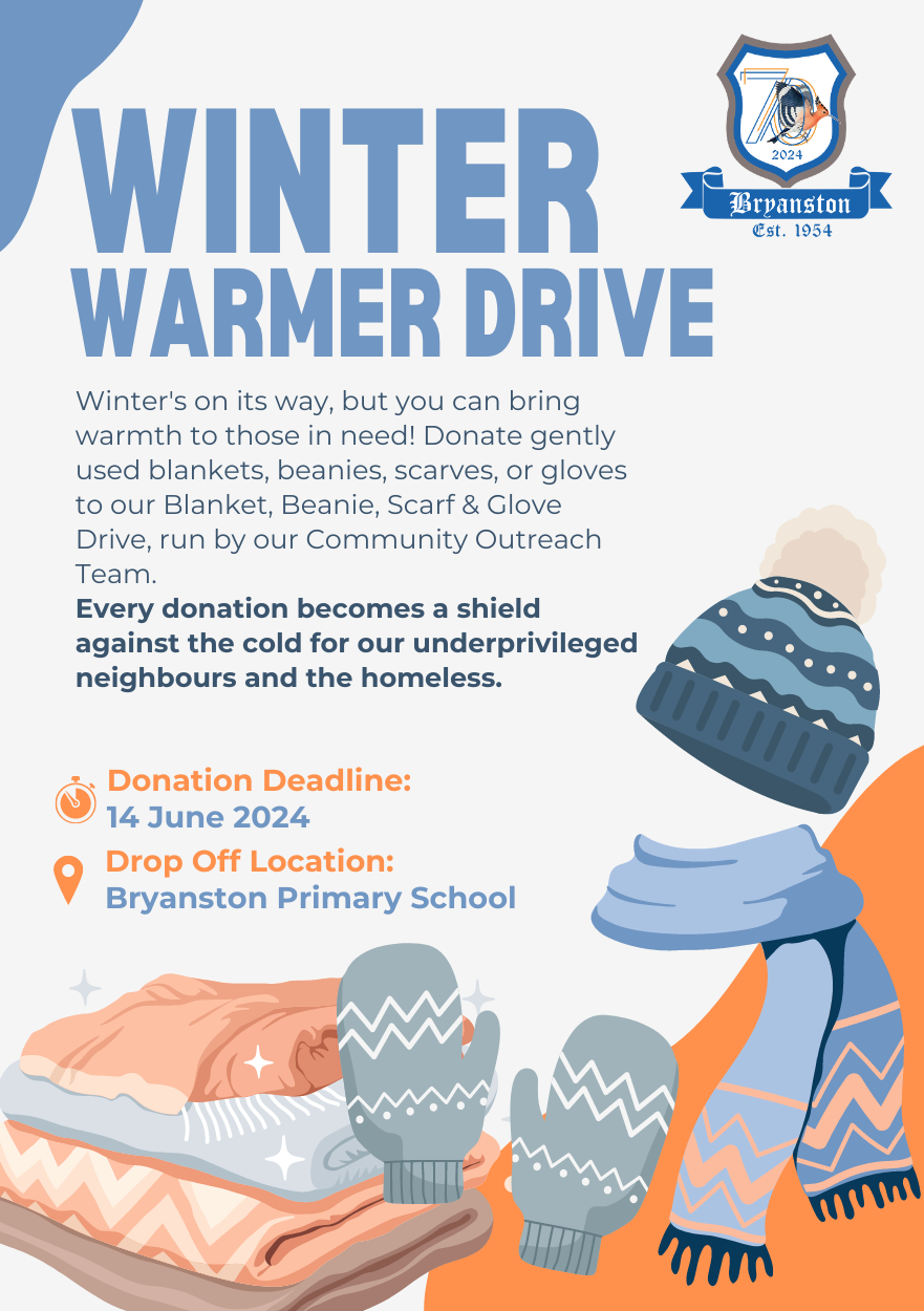 Winter Warmer Drive | Bryanston Primary School